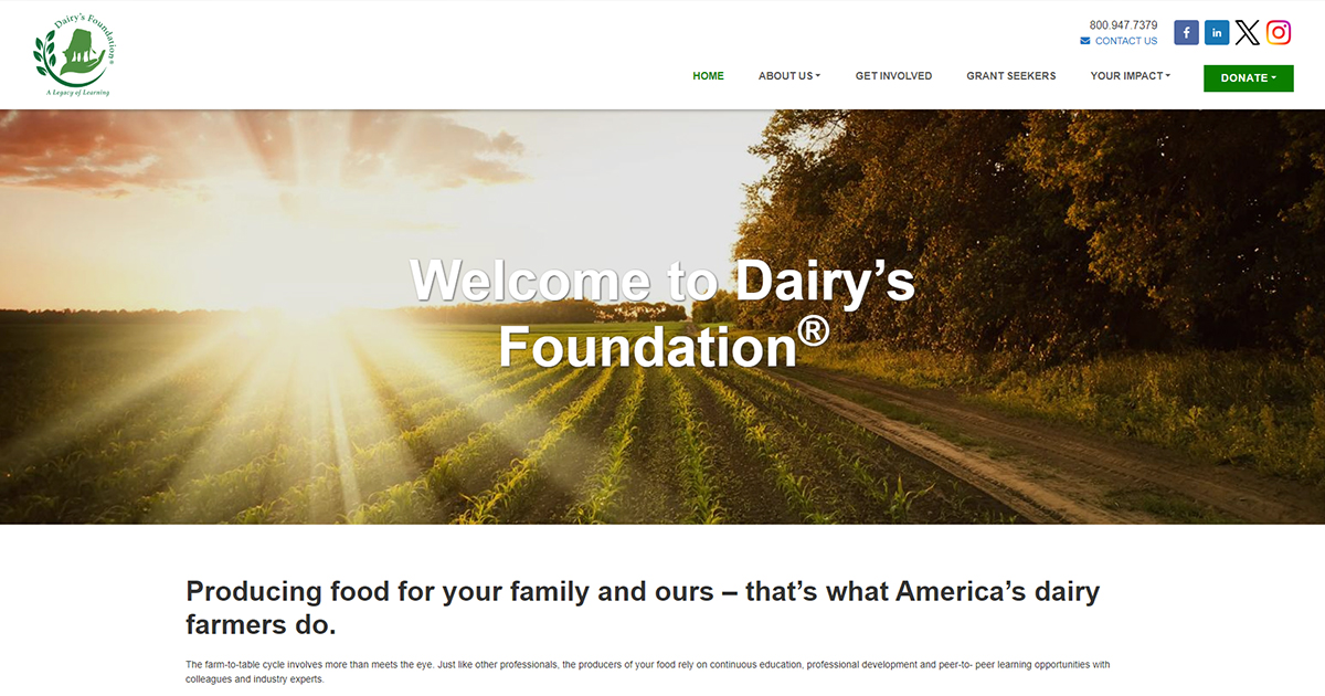 Three Organizations Receive Grants from Dairy’s Foundation to Support Dairy Education and ...